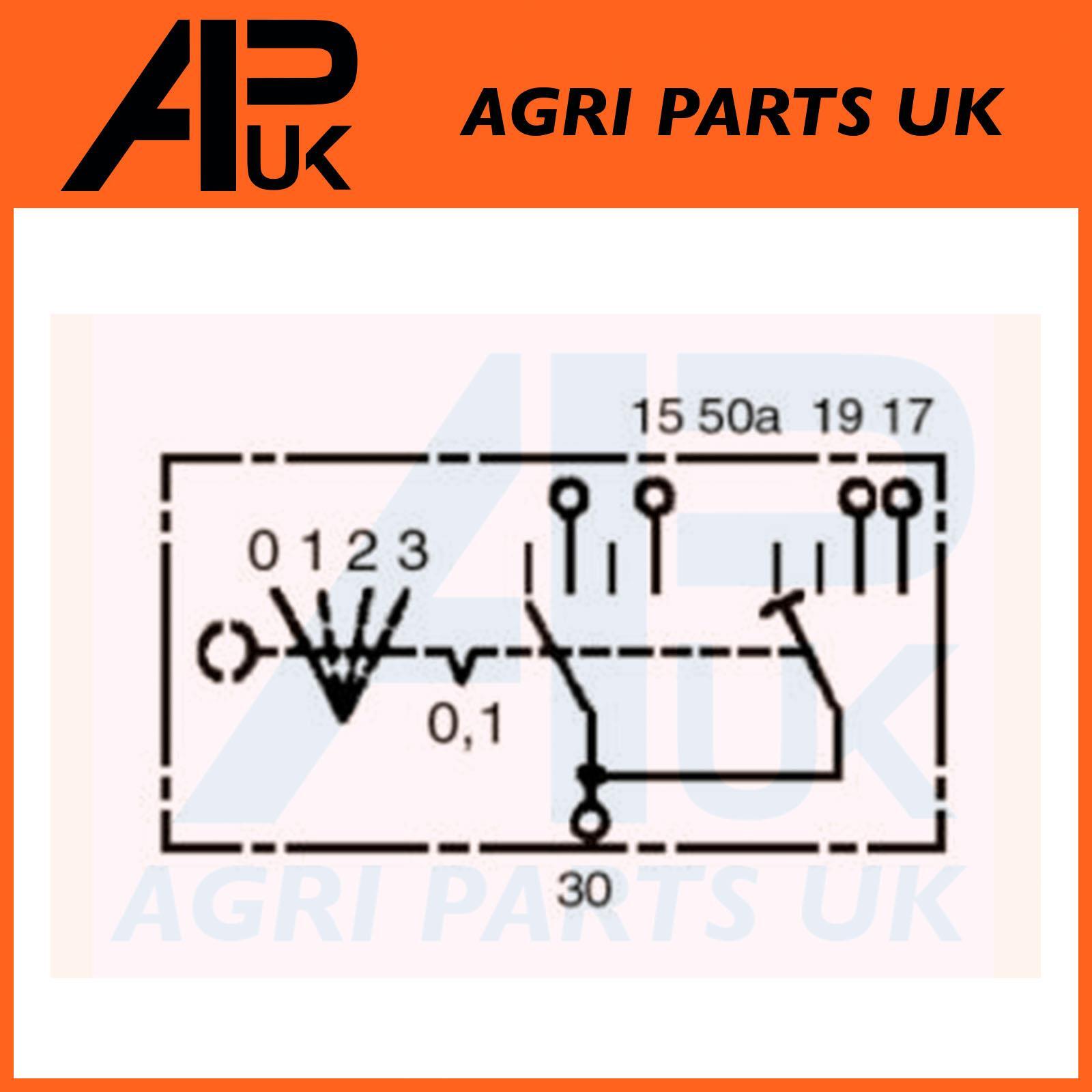 Ignition Starter Switch for Renault Deutz KHD Tractor replace Bosch ...