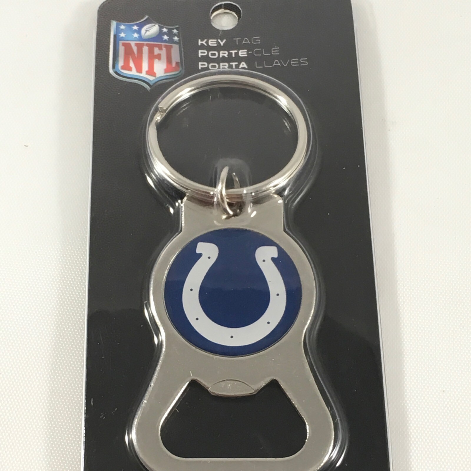 Indianapolis Colts Deluxe Bottle Opener Key Chain Decal Emblem Keychain ...