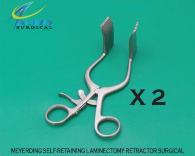 SET OF 2 MEYERDING SELF-RETAINING LAMINECTOMY RETRACTOR SURGICAL | eBay