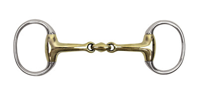 Anatomical Double Jointed Olive Filet in Copper Cupris Eggbut Bit Solid ...