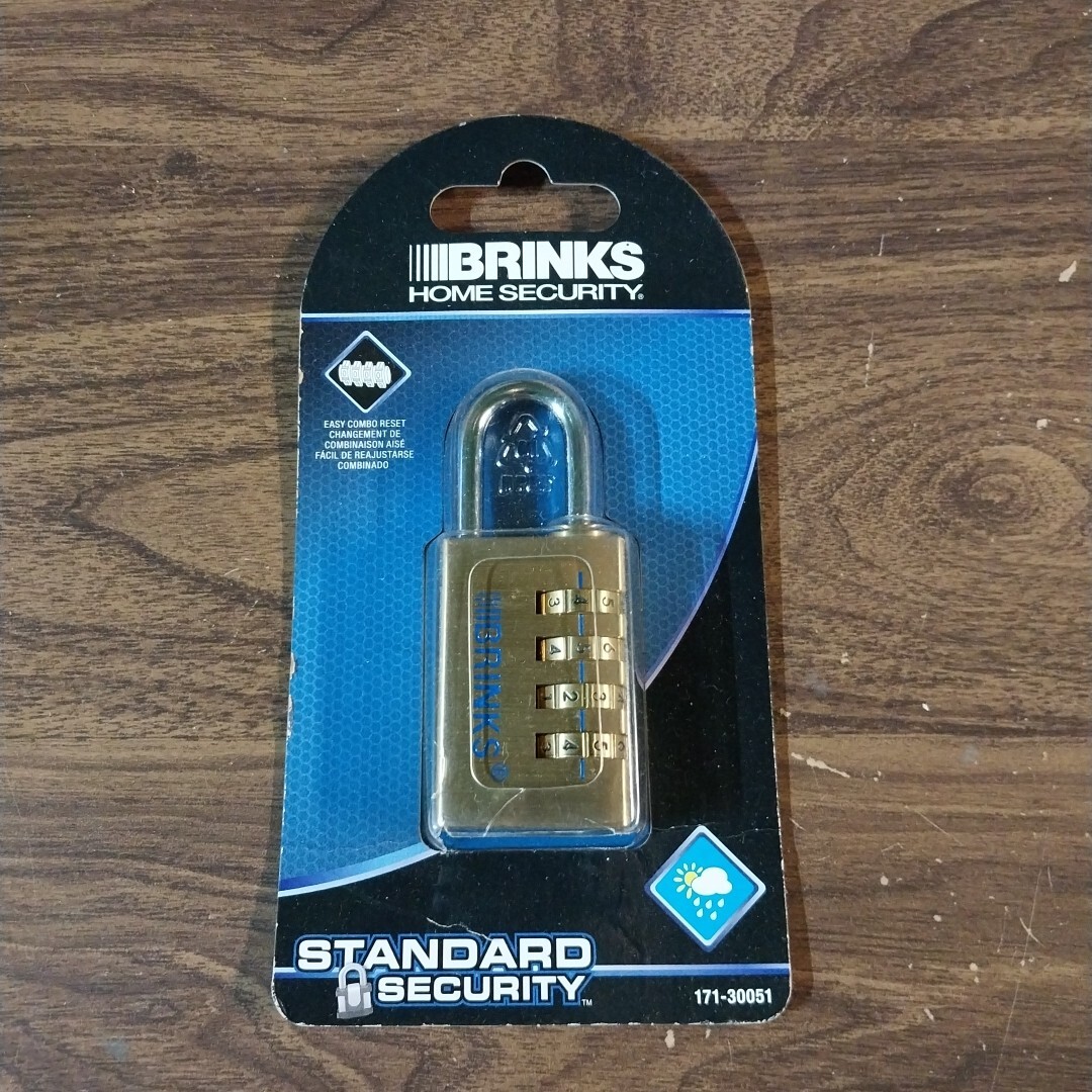 BRINKS 171-30051 Solid Brass Resettable Combination Lock | eBay