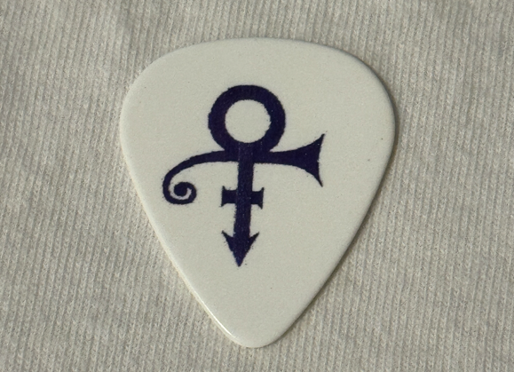 Prince Signature Logo Guitar Pick 2011 Welcome 2 America Tour Stage ...