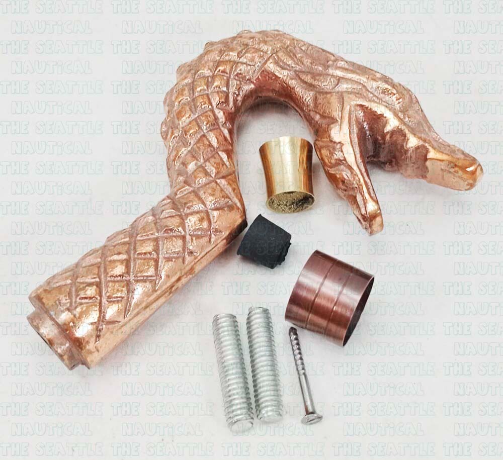 Copper finish Cobra Snake/ Dragon Head Handle for Woo… - Gem