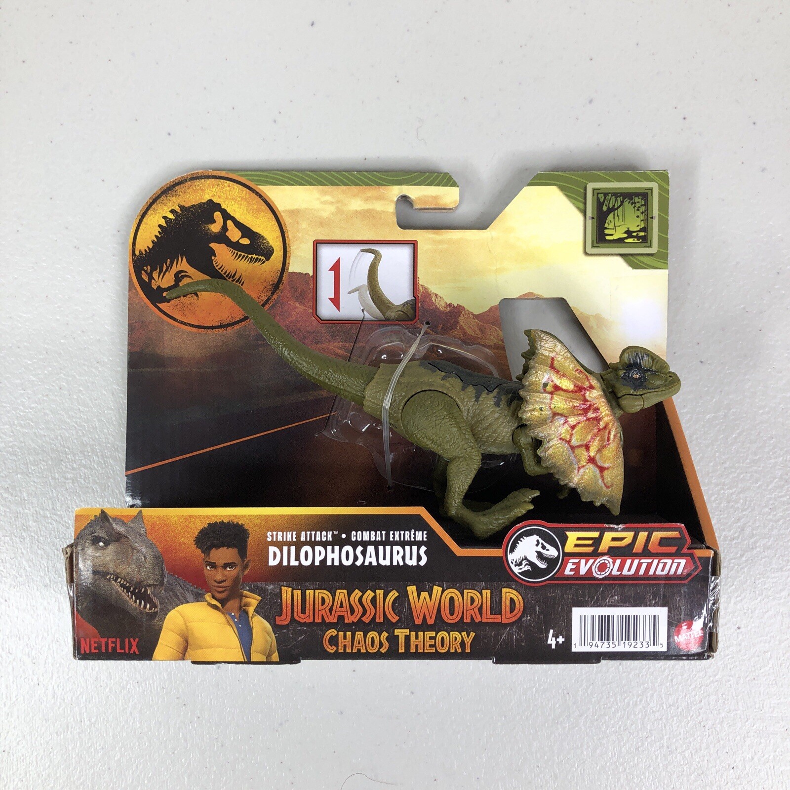 Jurassic World Chaos Theory Dilophosaurus Epic Evolution Strike Attack ...