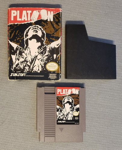 Platoon (Nintendo NES) Box Cartridge and Sleeve No Manual | eBay