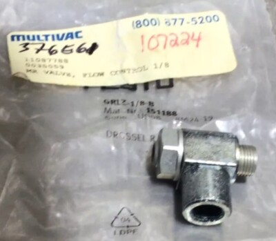 Multivac 11087789 Mr Valve Flow Control Nos Surplus | eBay