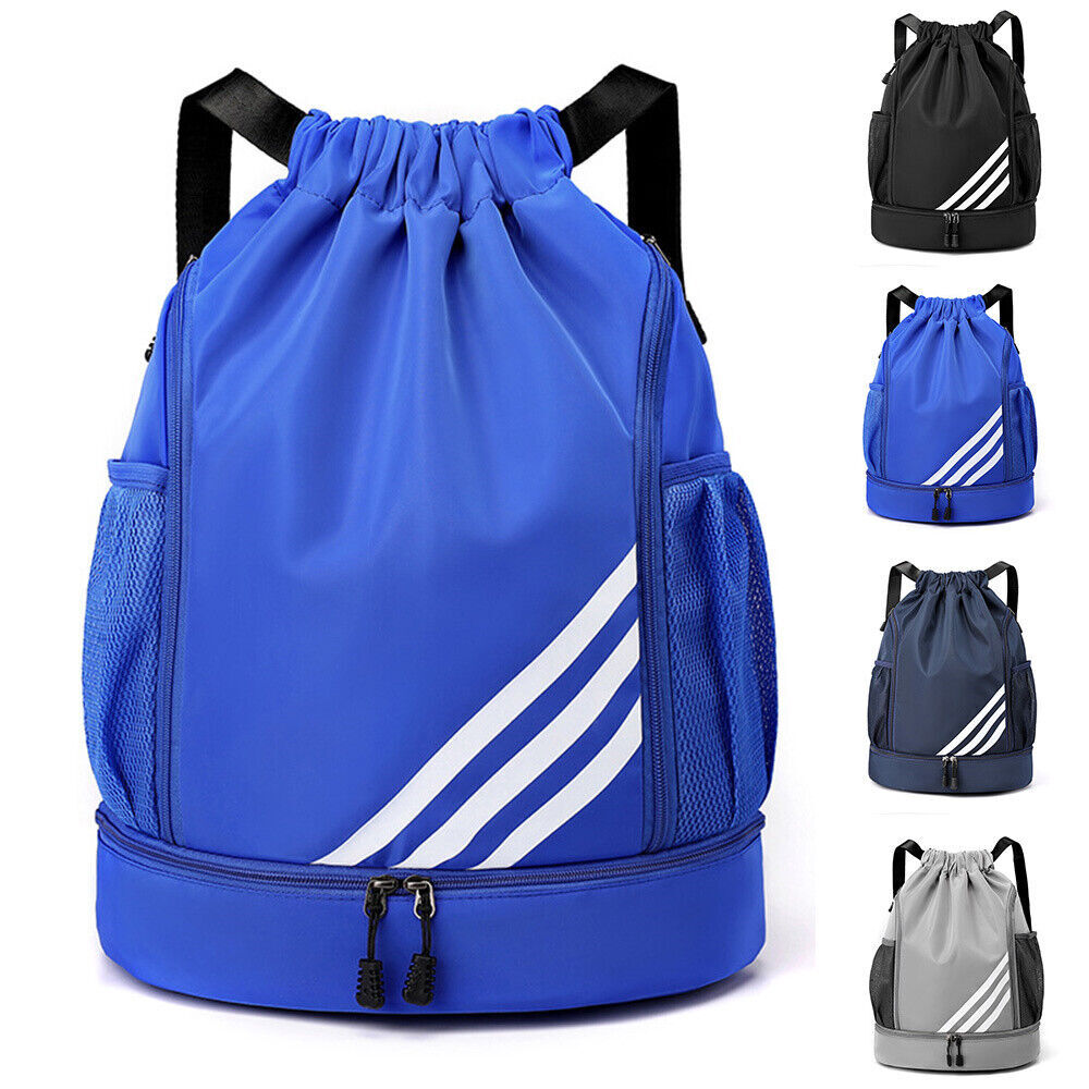Adults Kids Nylon Drawstring Rucksack Bag Swimming School PE Kit Sport Fitness | eBay