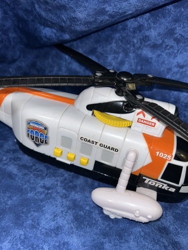 Hasbro Tonka Coast Guard Rescue Force Helicopter #04955-Lights & Sound ...