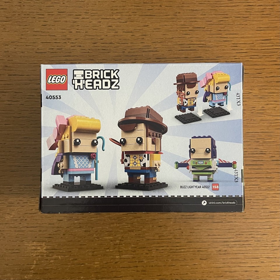 LEGO BrickHeadz Toy Story - 40552 Buzz Lightyear - 40553 Woody and Bo ...
