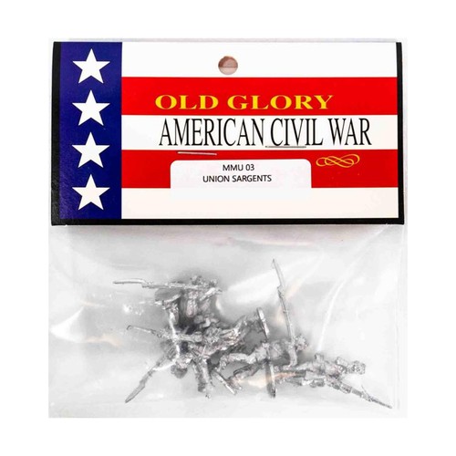 Old Glory Historical Minis 25mm Union Sergeants Pack New | eBay