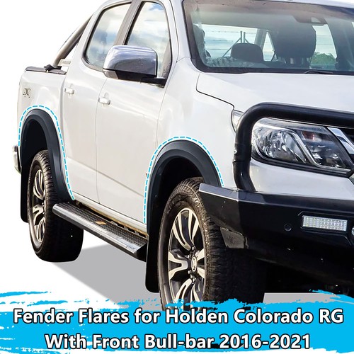 Fender Flares For Holden Colorado RG With Front Bull-bar 2016-2021 ...