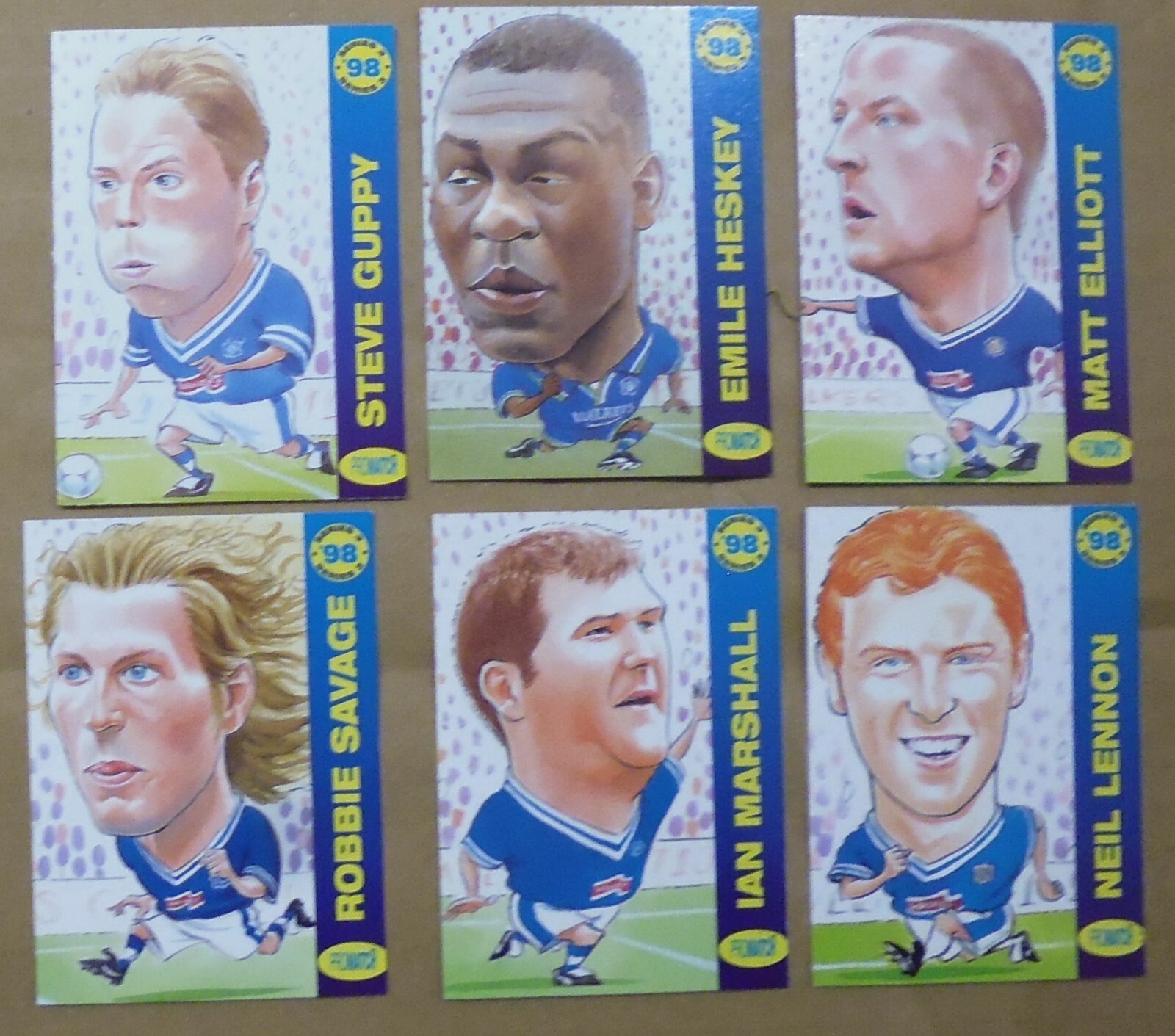 LEICESTER CITY FOOTBALL CARDS PROMATCH 98 SERIES 3 Pro Match Trading ...