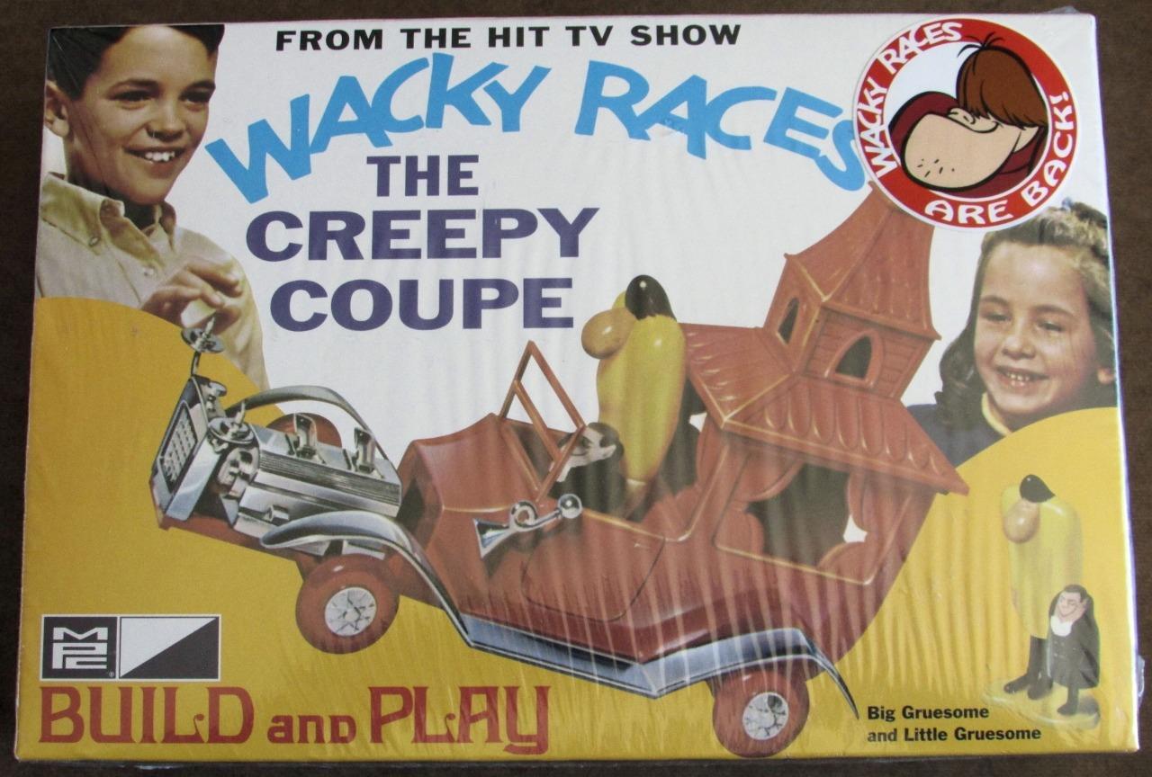 New Wacky Races The Creepy Coupe 1/25 Model Kit Press and Lock Easy to ...