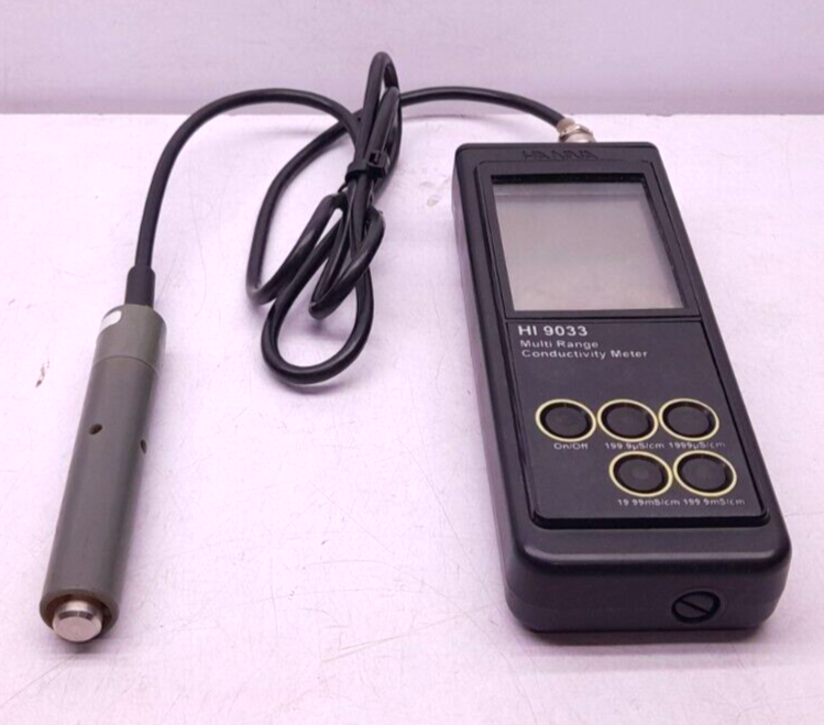 Hanna HI 9033 Multi Range Conductivity Meter | eBay