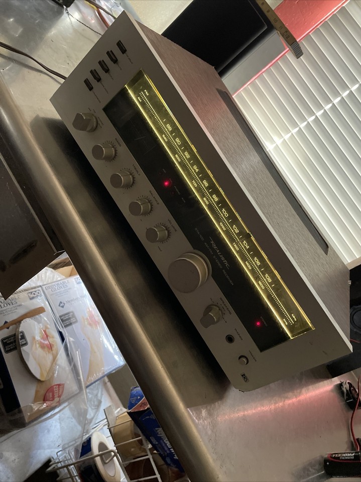 Vintage Realistic STA-100 AM/FM Stereo Receiver Model 31-2089 | eBay