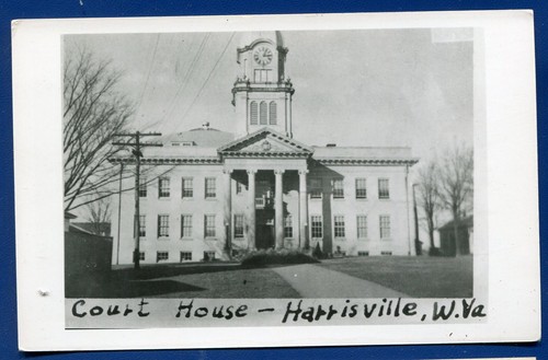 Harrisville West Virginia wv Ritchie County Court House real photo ...