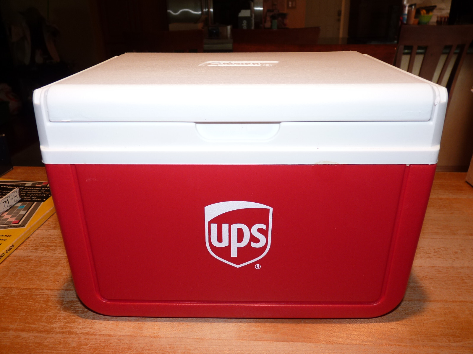 COLEMAN Flip Lid UPS LOGO 5 QT Personal Mini COOLER Lunch Box/Ice Chest ...
