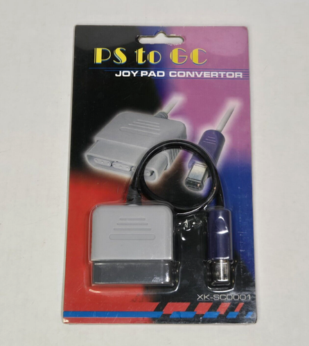 PS1 or PS2 to Nintendo Gamecube GC Controller Converter Adapter Cable ...