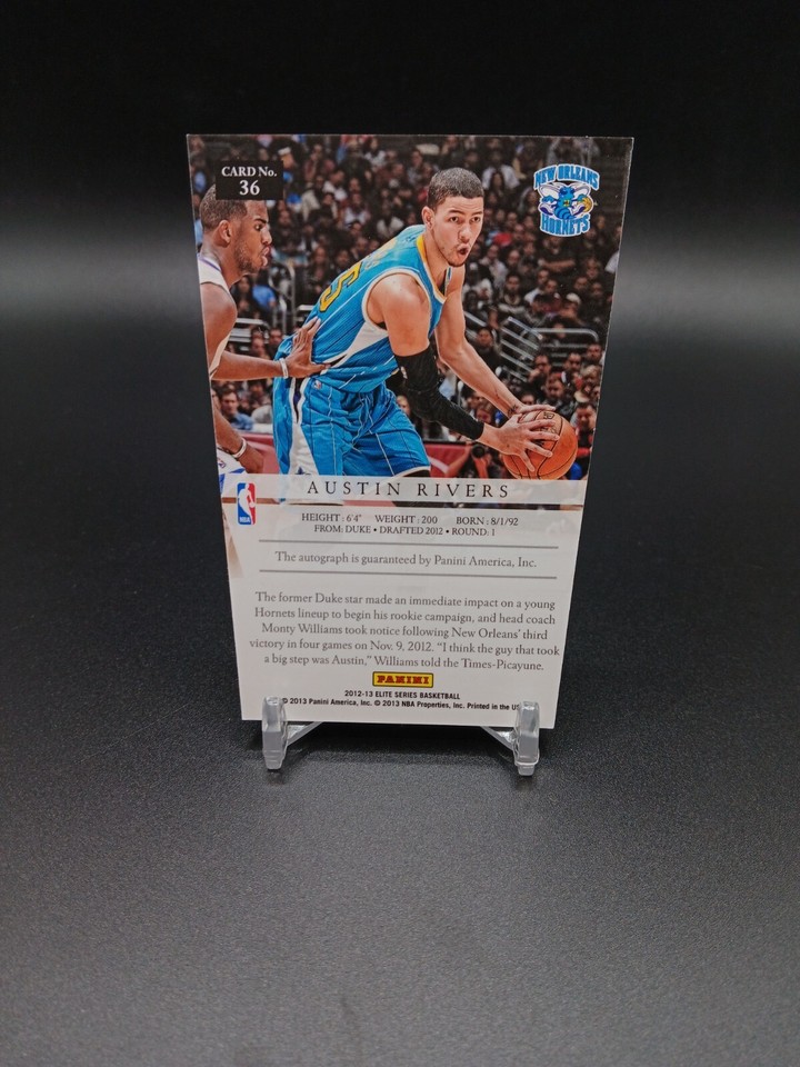 /75 2012-13 ELITE SERIES ASPIRATIONS DIE-CUT Austin Rivers ROOKIE RC ...