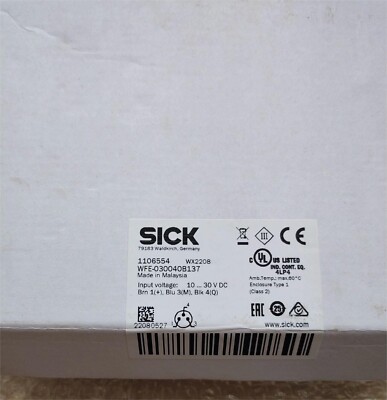 SICK WFE-030040B137 1106554 10-30VDC NEW IN BOX . DHL/UPS | eBay
