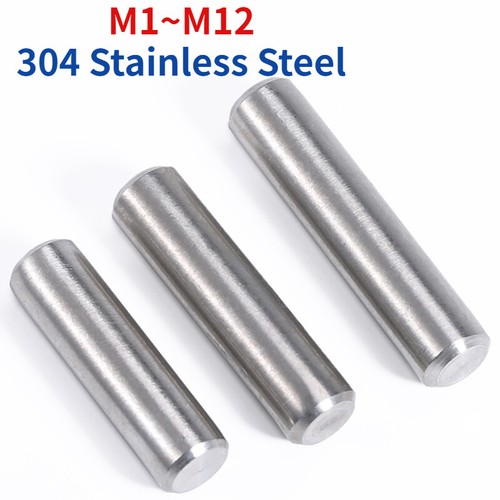 A2 Stainless Steel Cylindrical Pin Locating Dowel Fixed Shaft Solid Rod ...