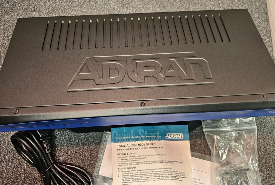 Adtran 4243908F2 TOTAL ACCESS 908E 3RD GEN, 1 LIFELINE FXO *New Open ...