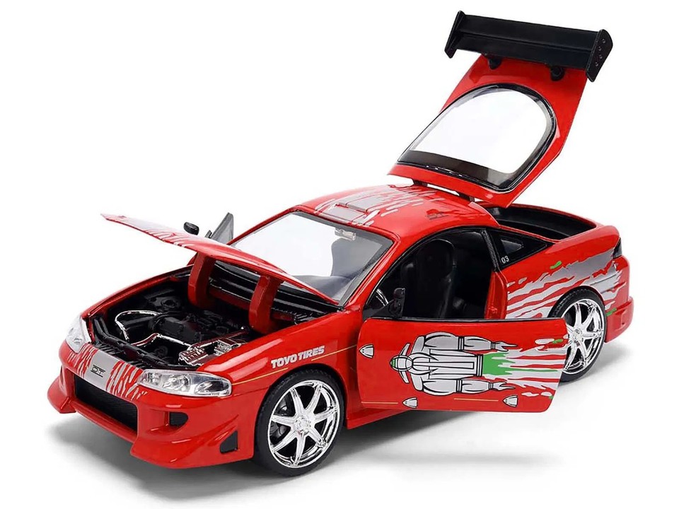 Brian's Mitsubishi Eclipse Red with Graphics Remix "The Fast and The ...
