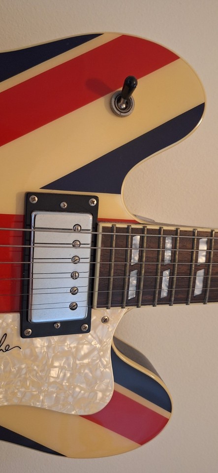 Mint condition Oasis Epiphone Supernova Union Jack Noel Gallagher ...