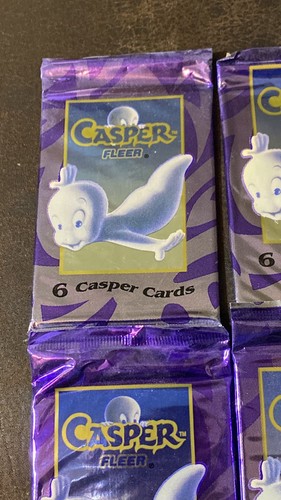 CASPER - Lot of 4 New Sealed Packs trading cards The Friendly Ghost | eBay