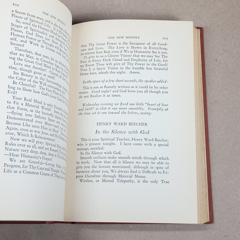 1929 The New Divinity By Herman Behr Volume One Lectures | eBay