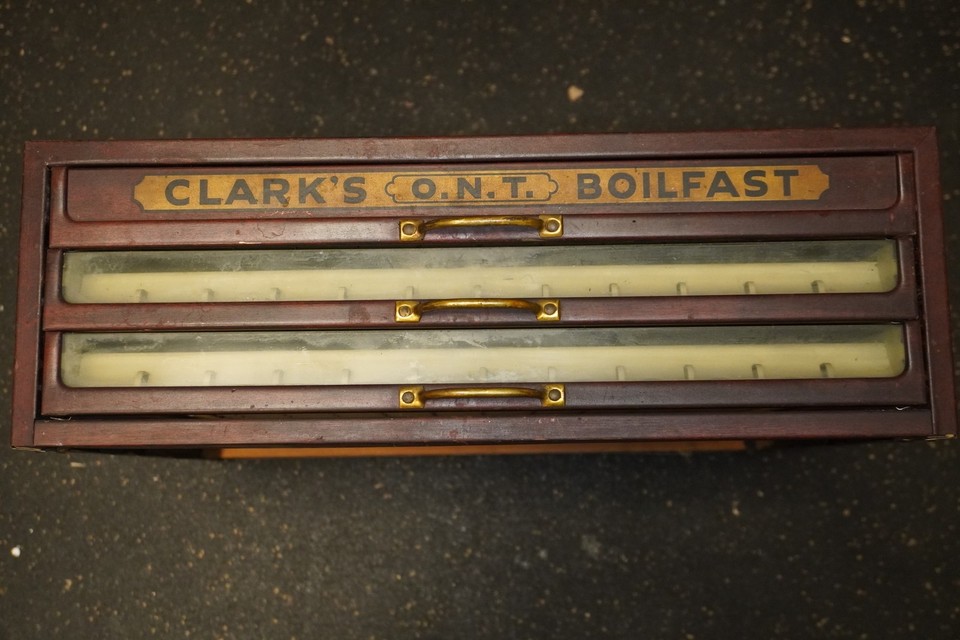 Antique Clark's O.N.T. Boilfast Mercerized Sewing and Spool Silk Thread ...