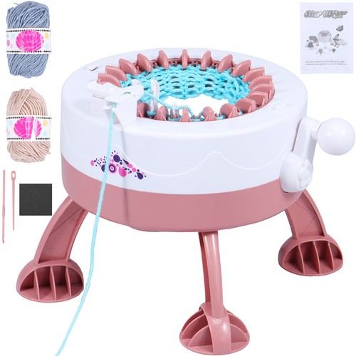 Knitting Machine 22 Needles Smart Weaving Loom Round Rotating Kit for ...