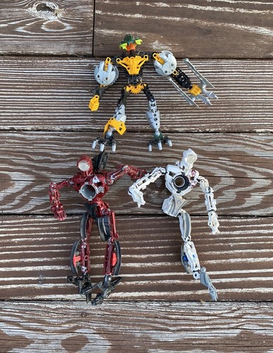 Mega Bloks Neo Shifters Lot Transforming Robot Figures Mech Bionicle ...