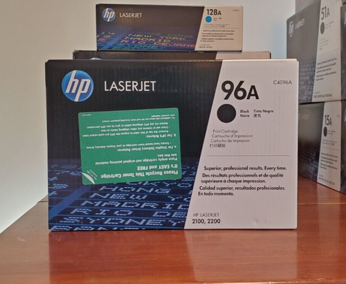 Genuine SEALED HP 96A Black Toner Cartridge OEM | eBay