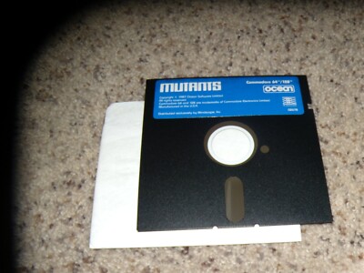 Mutants Commodore 64 C64 Game on 5.25" disk | eBay