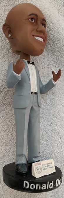 Rare - 2016 Donald Driver Green Bay Packers Wisconsin HOF Bobblehead w ...