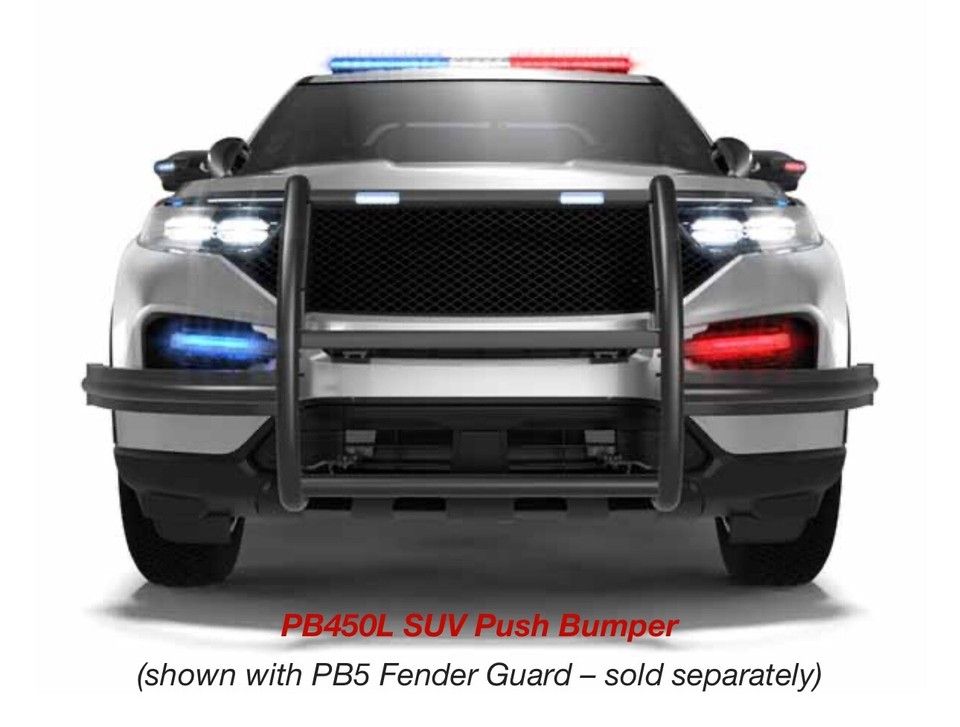 Setina PB450 Aluminum Push Bumper w/ LED Side Lights 🚘 | eBay