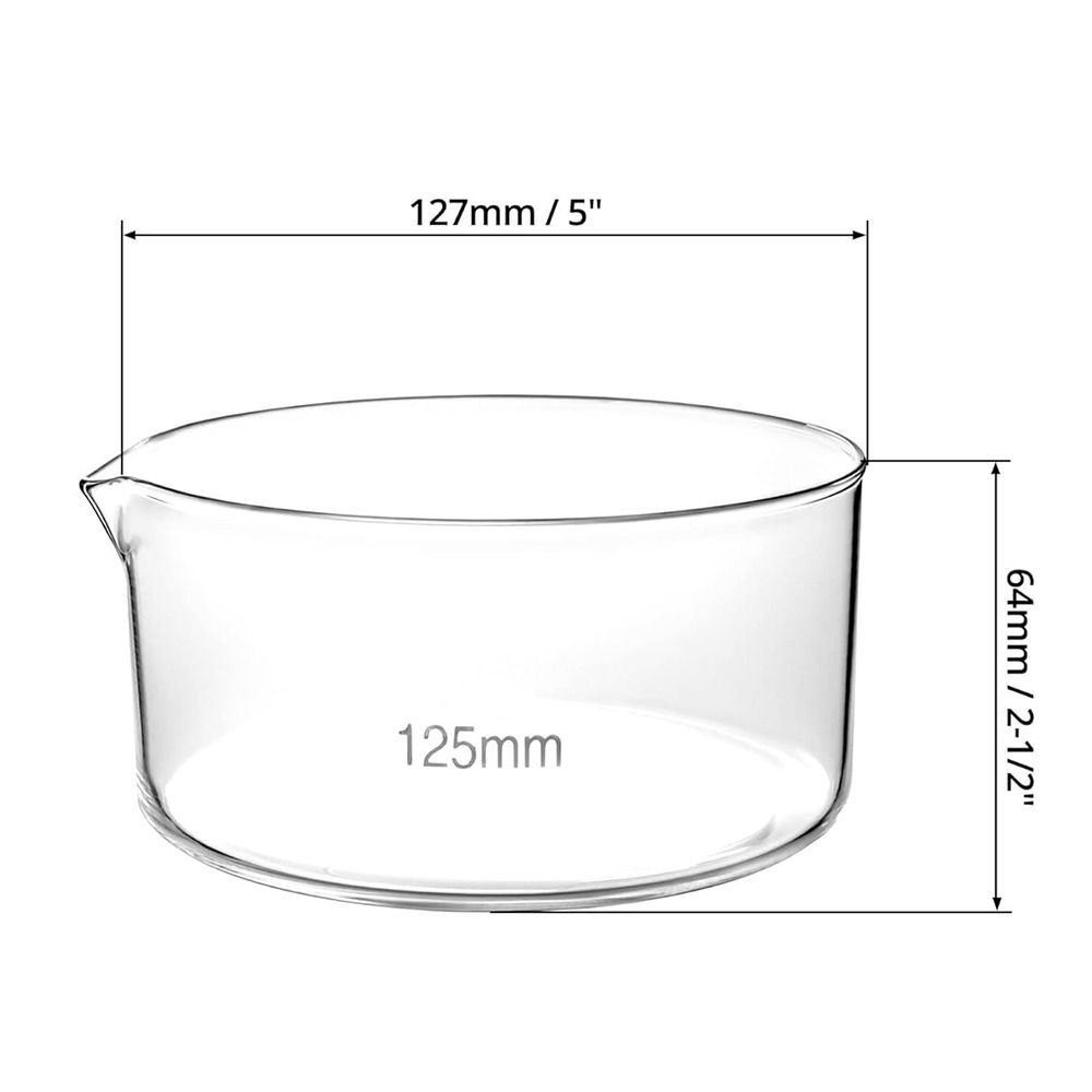 Borosilicate Glass Flat Bottom Lab Dishes Kitchen, Crafts | eBay