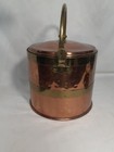 Vtg Pyrex Glass Lined Copper Ice Bucket 2 Qt. Handmade Hampton Virginia ...