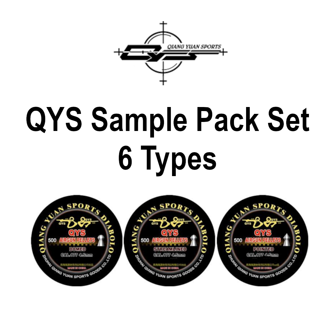 QYS Pellet Sample Pack 6 Types .177 Air Pellet Sample Packs | eBay UK