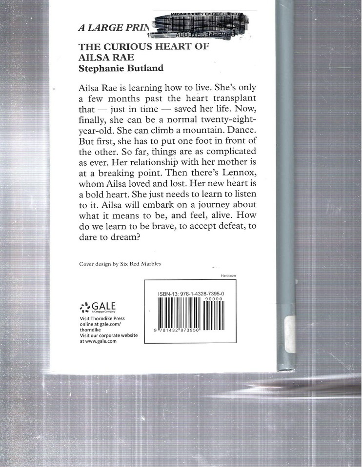 STEPHANIE BUTLAND - THE CURIOUS HEART OF ALISA RAE - LARGE PRINT ...