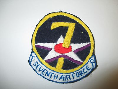 b6542 Vietnam US Air Force Seventh Air Force 7th patch variation IR20A ...