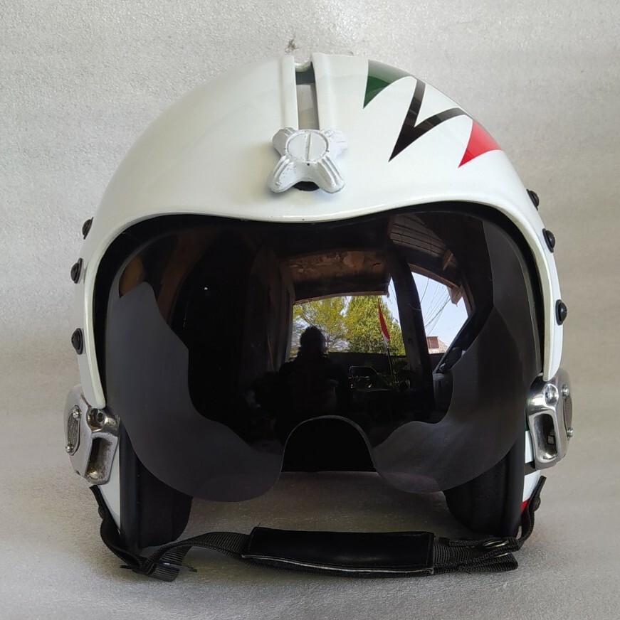 ITALY AEROBATIC TEAM /TRICOLORI AVIATOR FLIGHT PILOT HELMET HGU-33 | eBay
