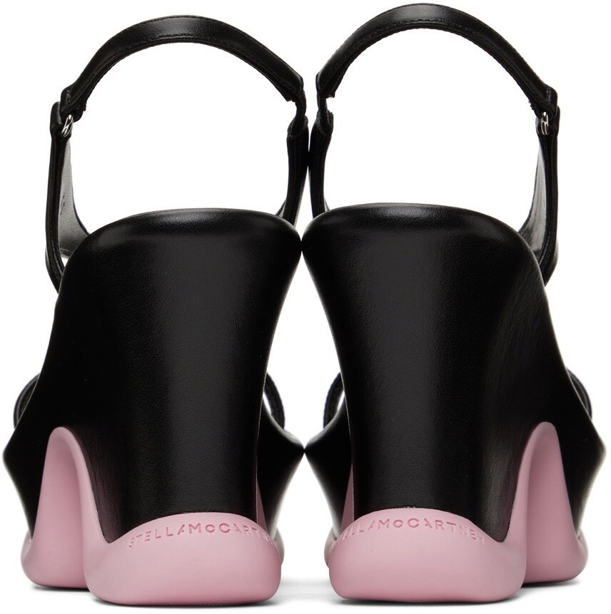 Stella McCartney Schwarz Shroom Riemen Keilabsatz Sandalen Größe 5 | eBay