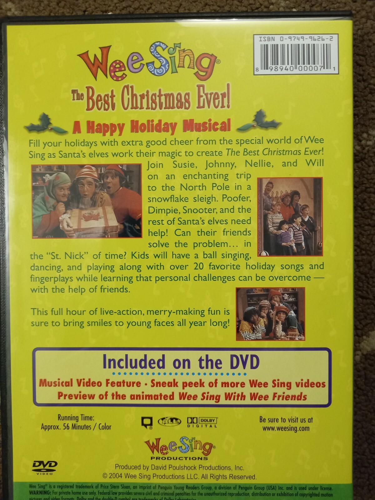 WEE SING THE BEST CHRISTMAS EVER DVD KIDS WE SING | eBay UK