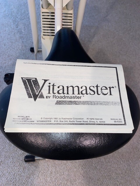 Vitamaster Airwaves Exercise Bike - Model 9833. | eBay
