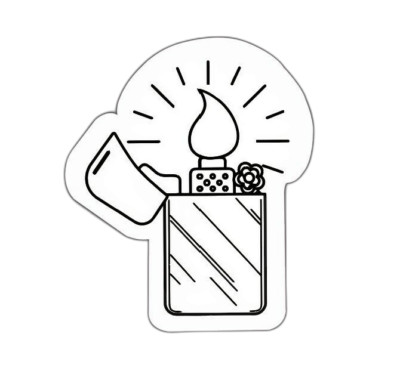 Lighter Sticker Decal | eBay