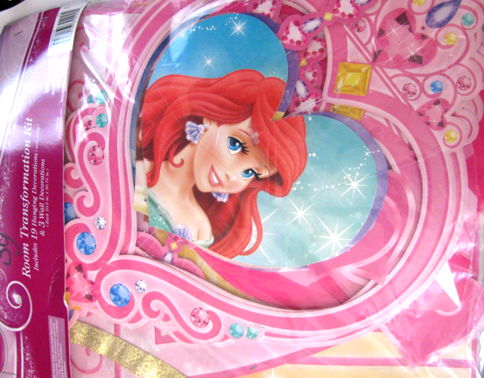 Disney Princess Room Transformation Party Decorations 22 Piece Lot Kit ...