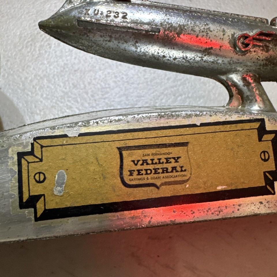 Vintage 1950’s Rocket Ship To The Moon Strato Bank SFV Federal No Key ...