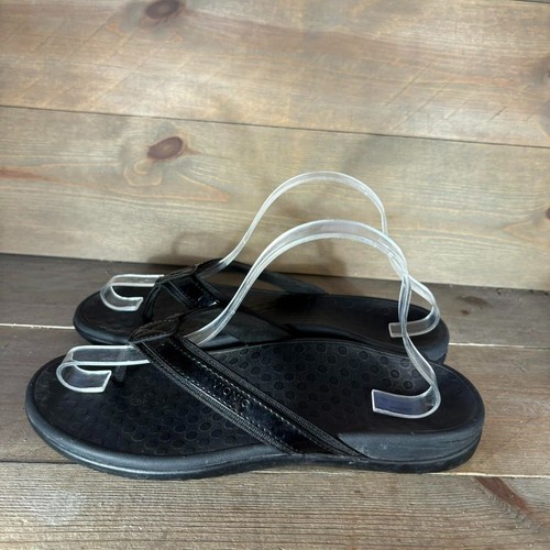 vionic tide womens size 9 shoes black flip flop comfort sandals | eBay